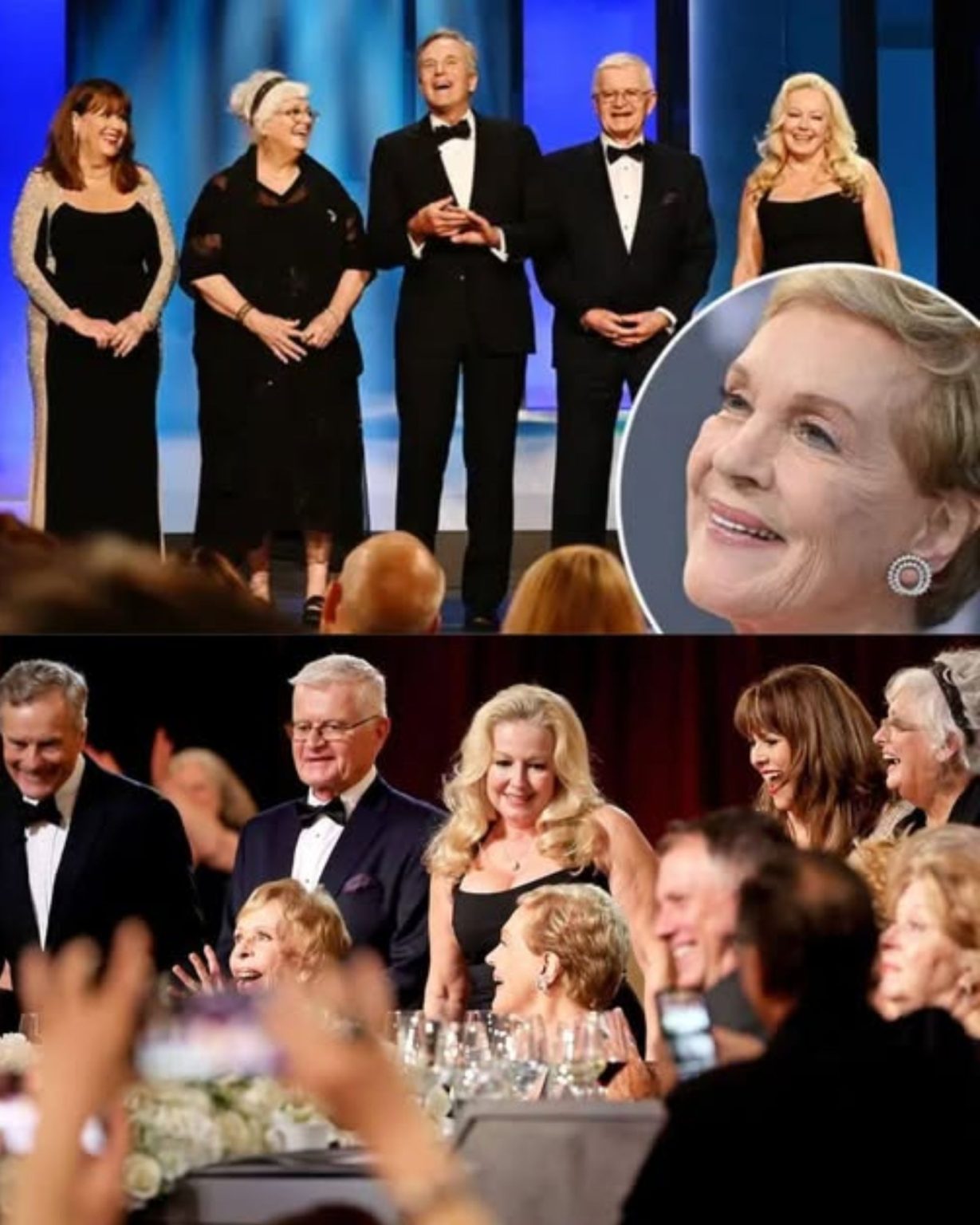 As Julie Andrews was honored for her lifetime achievements, the room ...