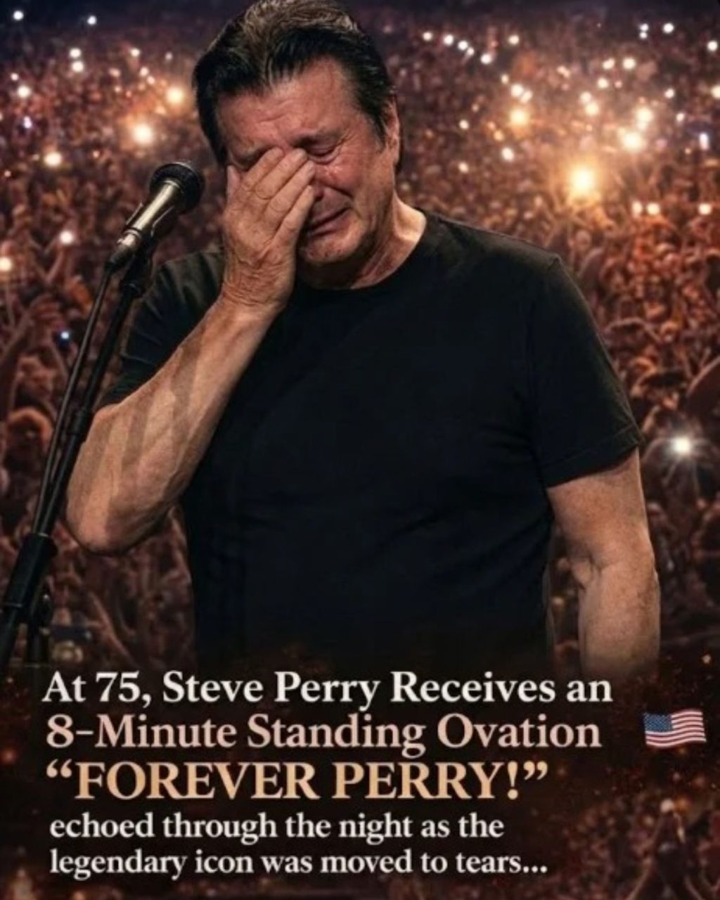 “AT 75, HE SANG ONE SONG — AND THE APPLAUSE LASTED NEARLY 8 MINUTES ...