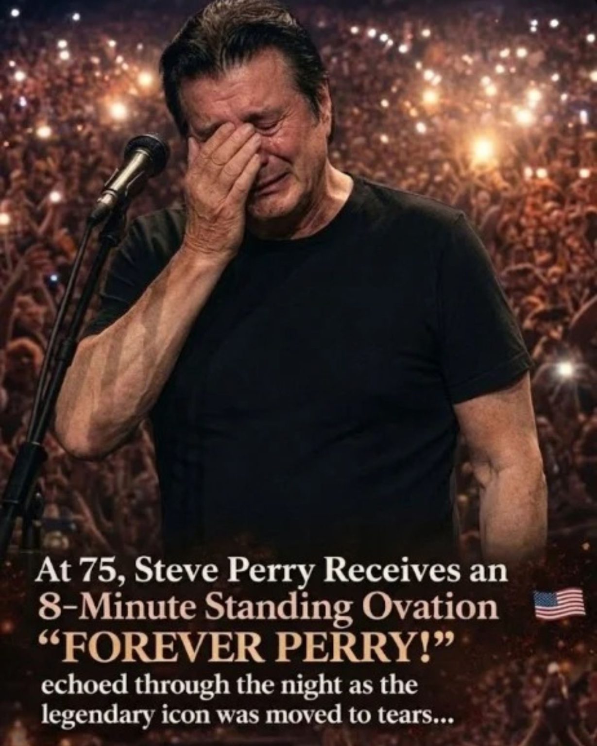 “AT 75, HE SANG ONE SONG — AND THE APPLAUSE LASTED NEARLY 8 MINUTES ...