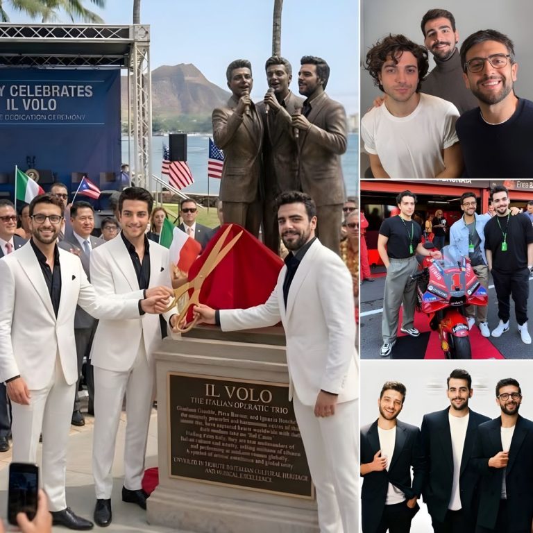 MOST ARTISTS WAIT 50 YEARS FOR A STATUE. IL VOLO GOT THEIRS WHILE STILL ...